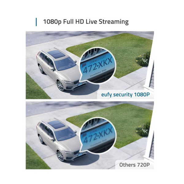 EufyCam 2C - Ensemble de 2 caméras sans fil HD 1080 - Autonomie 180 Jo ...